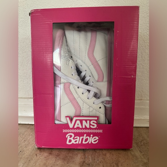Vans | Shoes | Limited Edition Vans X Barbie Platform High Top Sneakers ...